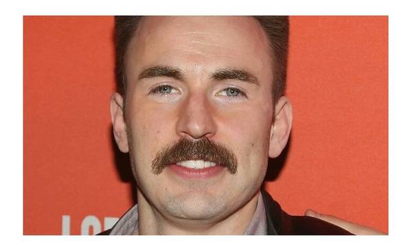 Los mejores memes del bigote nuevo de Chris Evans | El Destape