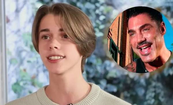 La tierna foto de Felipe, el hijo de Ricardo Fort: " Te amo" | El Destape