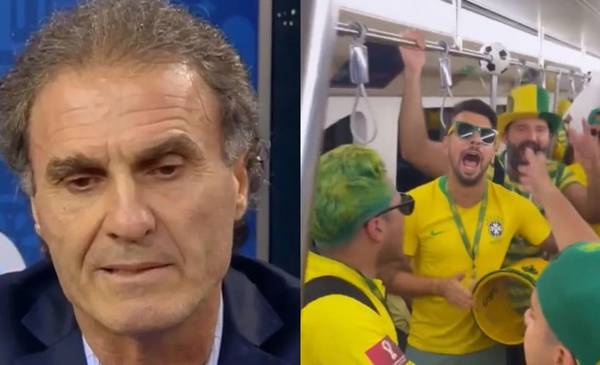 Ruggeri se cruzó con hinchas de Brasil y casi se pudre todo: "Me matan" | El Destape